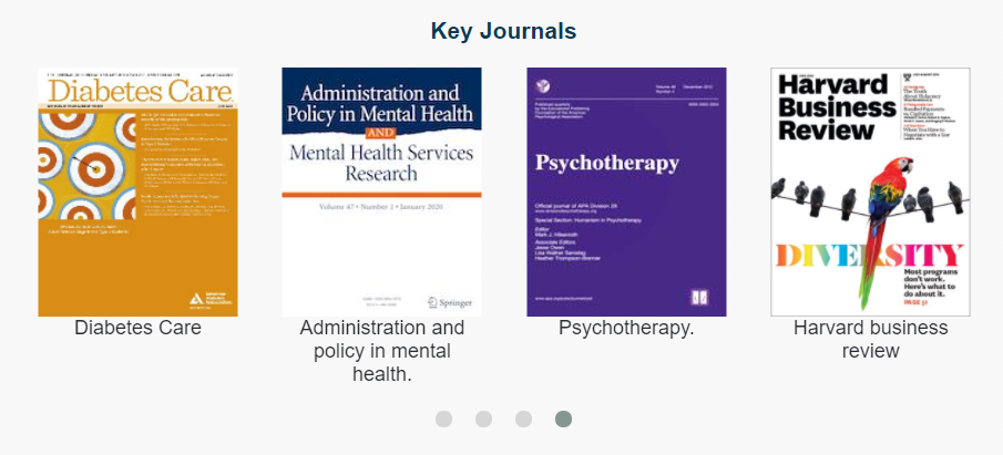 Journal & Book Carousels – TDNet