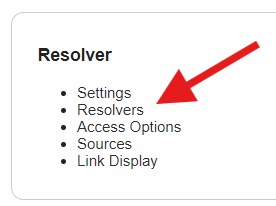 Link Resolver Base URL for third party systems – TDNet
